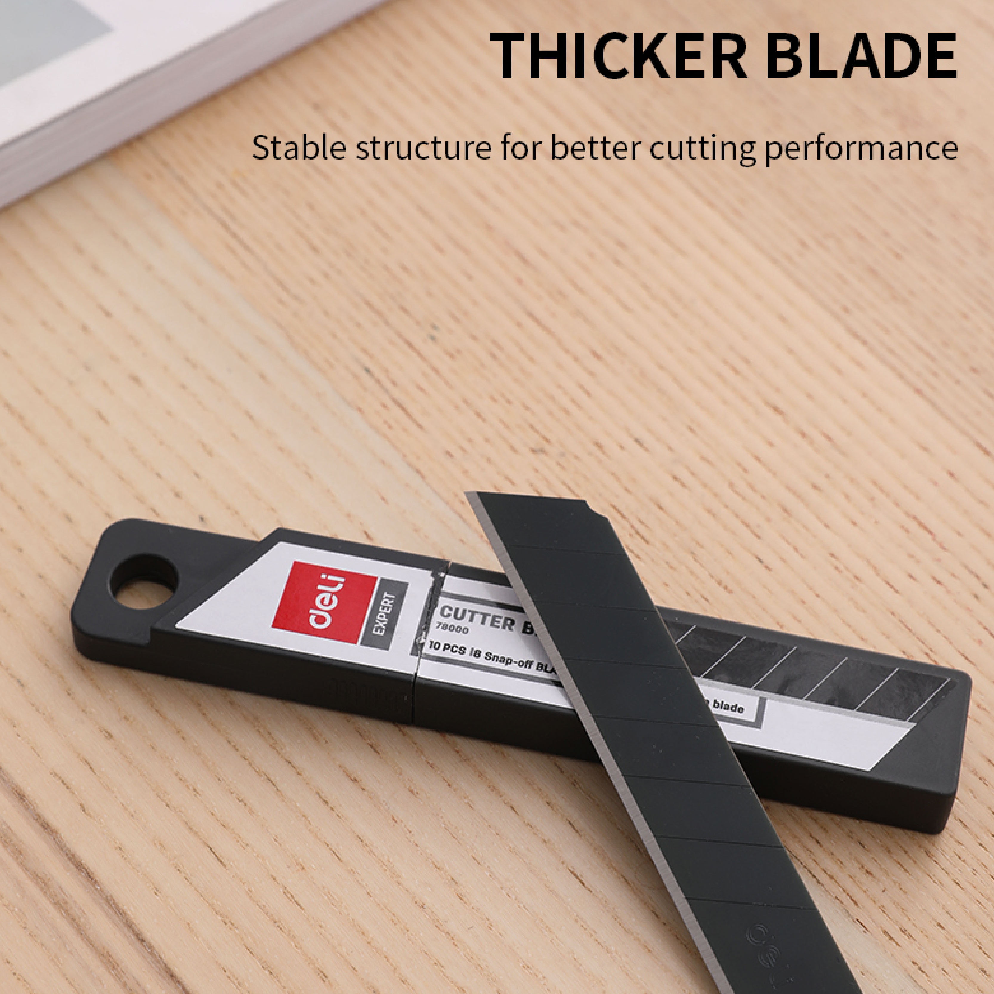 Deli Cutter Blade Refill for Universal Cutter Knife SK5 Alloy Steel (10 ...