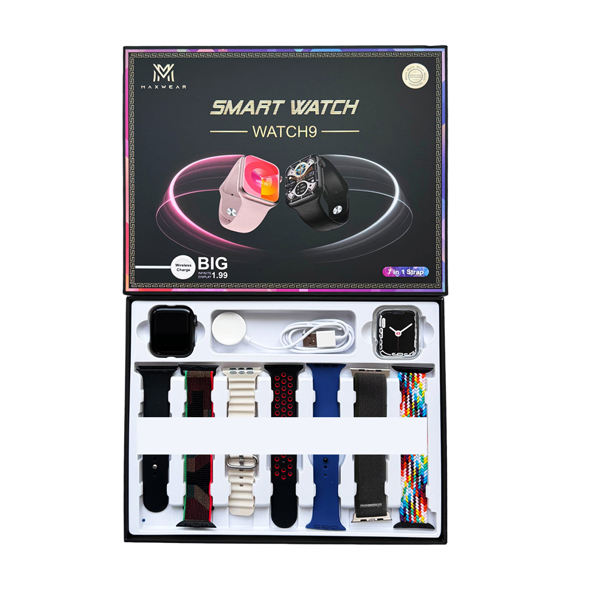 Maxwear smart watch series 9 watch strap 7 in 1 Bluetooth Call ...