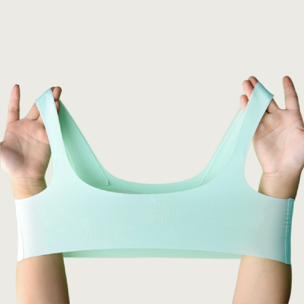 [🇲🇾Ready Stock] Bubblerie Ice Silk Young Kids Girl Seamless Latex Bra ...