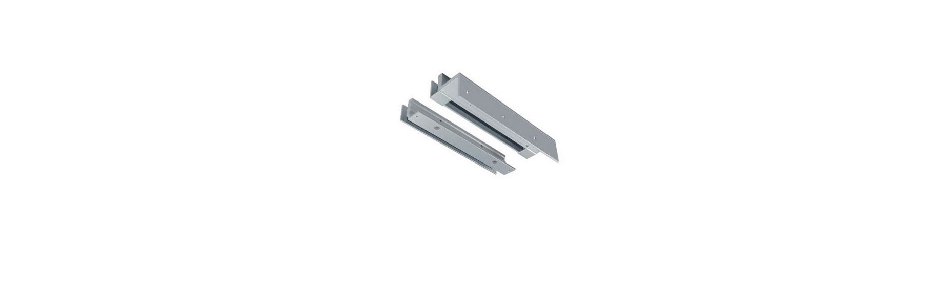 EBELCO Door Access Bracket Top & Bottom 600lbs Glass Door Aluminum ...