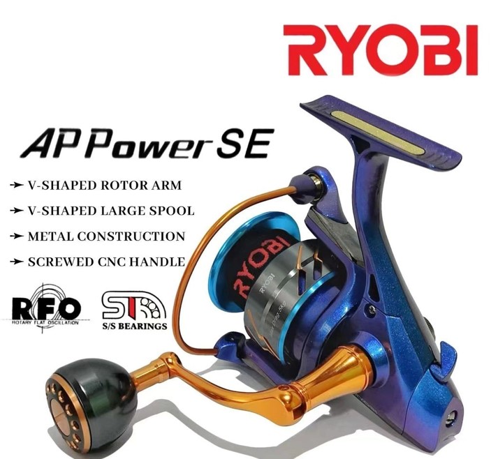 RYOBI AP POWER SE SW & SW SPECIAL EDITION FISHING REEL (SPINNING) | Shopee Malaysia