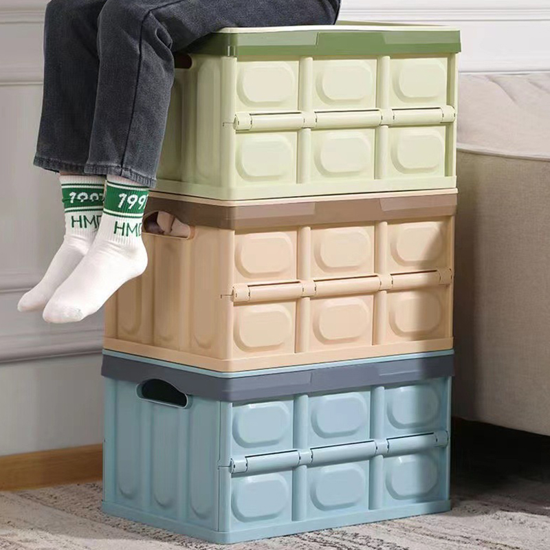 𝗦𝗣𝗔𝗖𝗘 𝗦𝗔𝗩𝗜𝗡𝗚 》Foldable Storage Box Stackable Clothes Toys Organizer ...