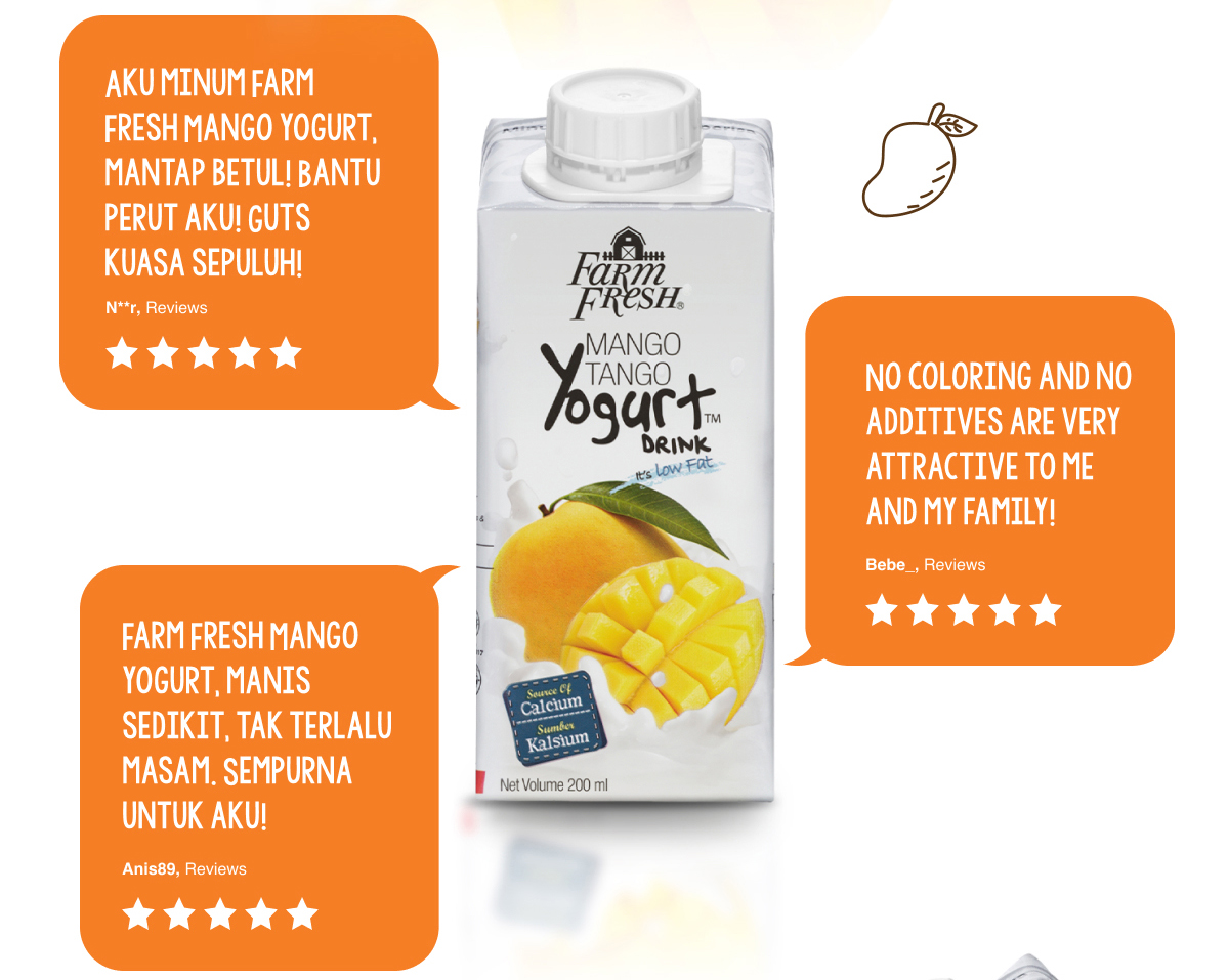 Farm Fresh UHT Yogurt Drink Mango 125ml x 32 Packs | Shopee Malaysia