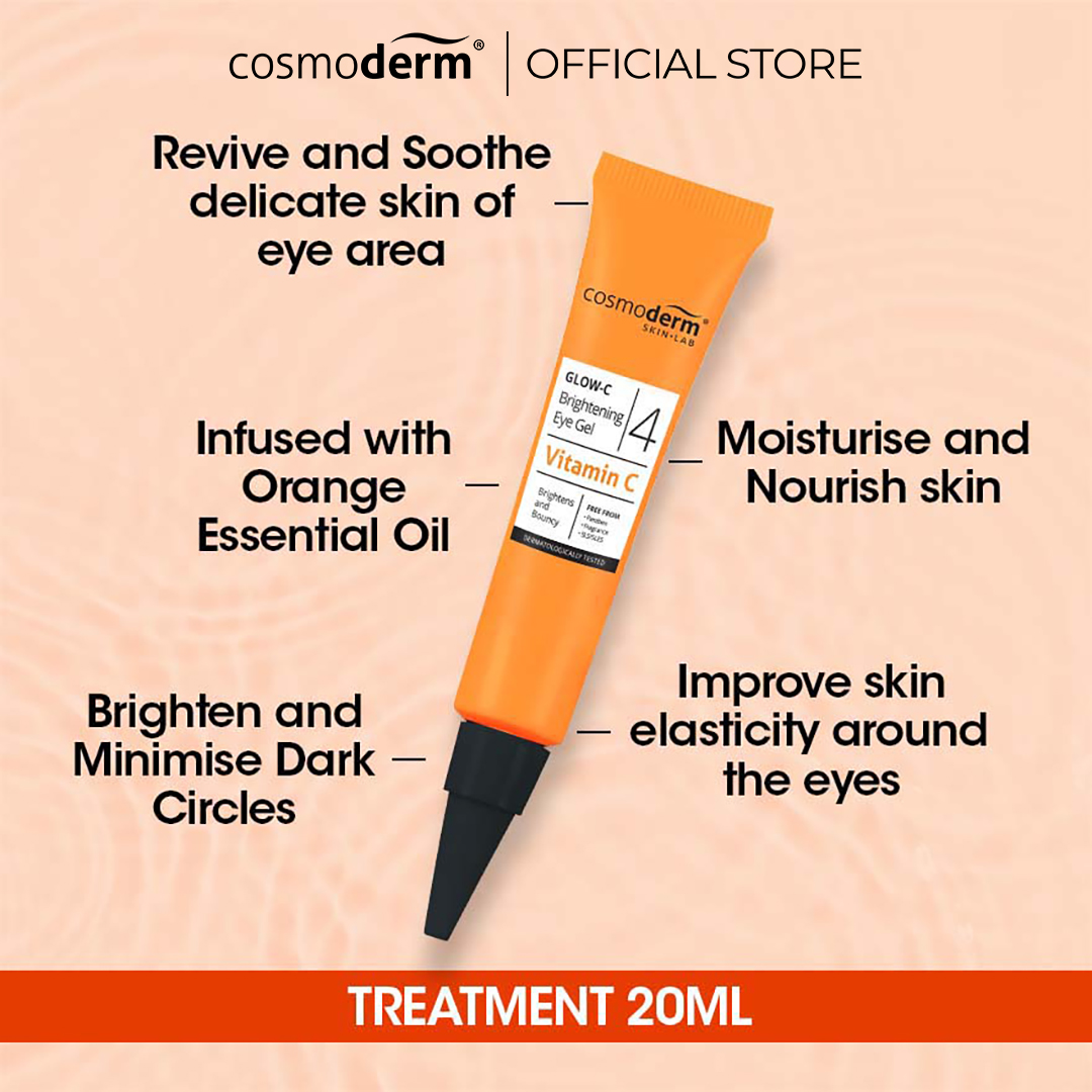 Cosmoderm Glow-C Brightening Eye Gel 20ml | Shopee Malaysia