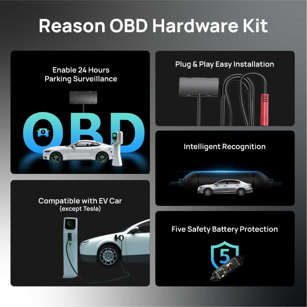 [New Launch] 70mai OBD-II Hardwire Kit | 24 Hours Parking Mode | Easy Set Up | Micro USB | Type ...