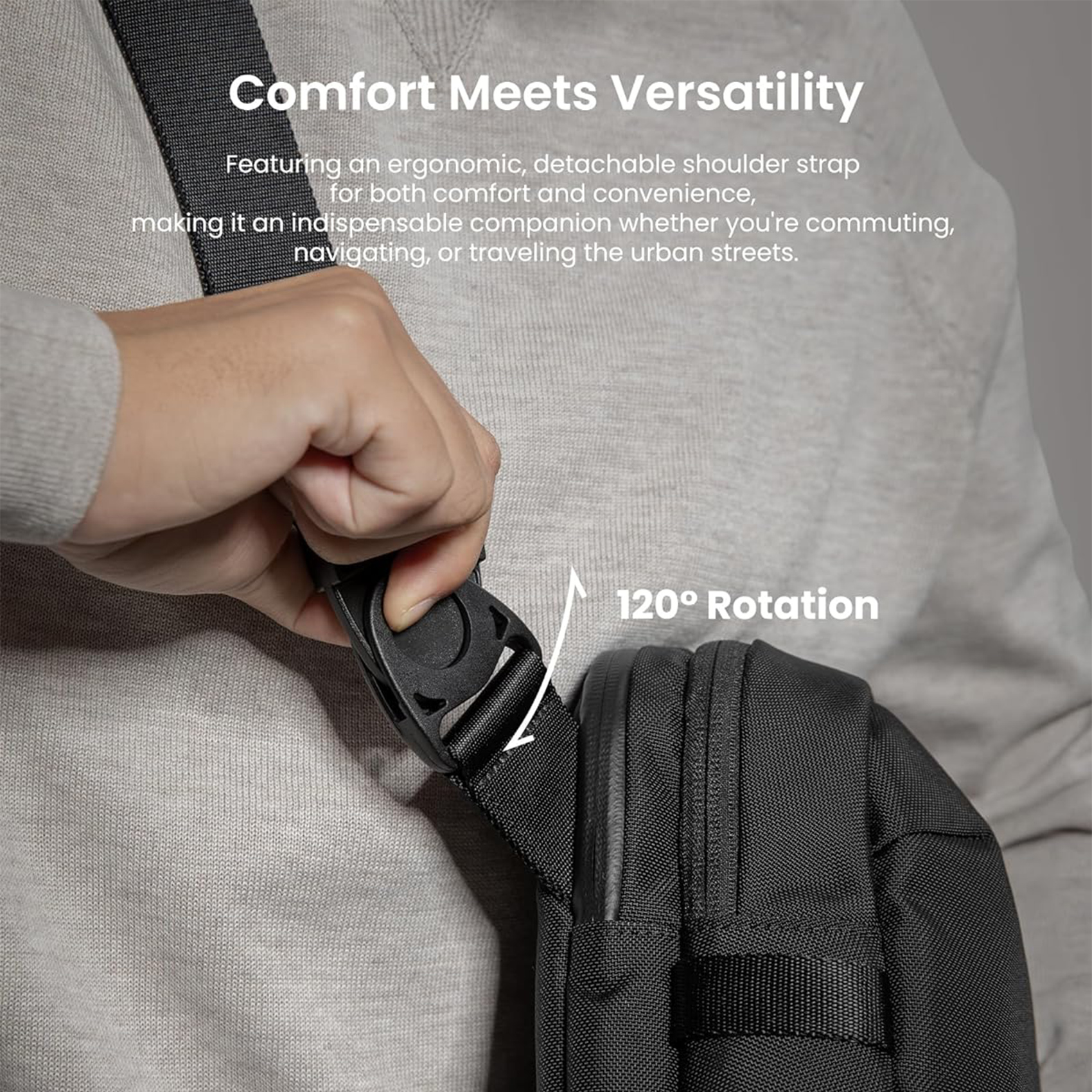 tomtoc B11 Daily Sling Bag 11 Inch Tablet Bag Men Shoulder Bag ...