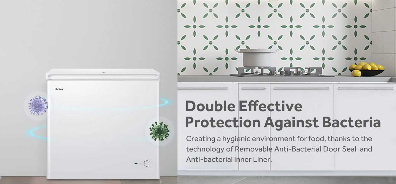 Haier 103L Fast Freezing Chest Freezer HCF-136M | Shopee Malaysia