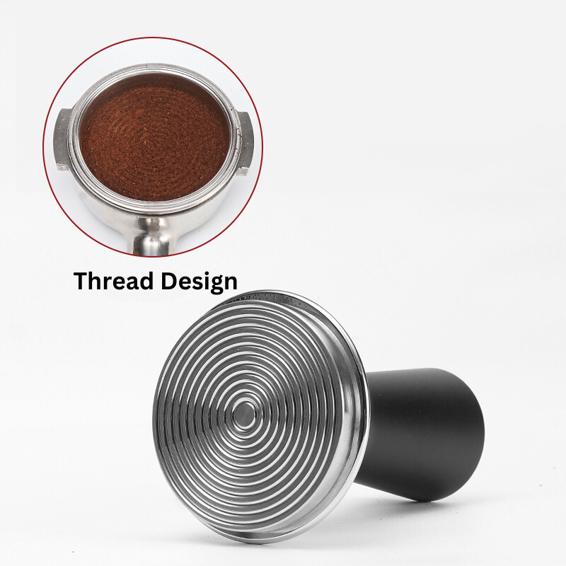 [51/53/58mm]Thread Desigm Constant Spring Tamper Espresso Coffee Tamper ...