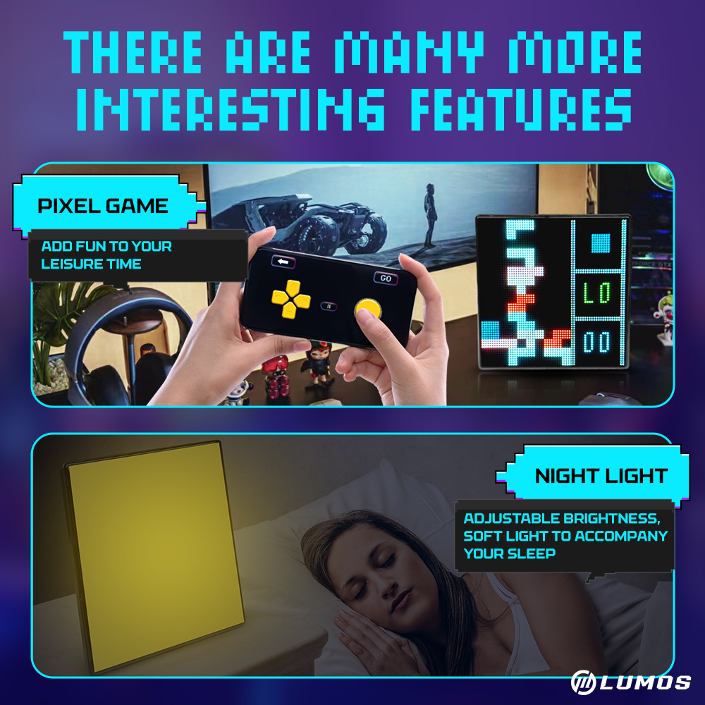 LOY iDot-2 Multi-Purpose DIY Pixel Art 1024 LED DIY RGB Picture, GIF ...