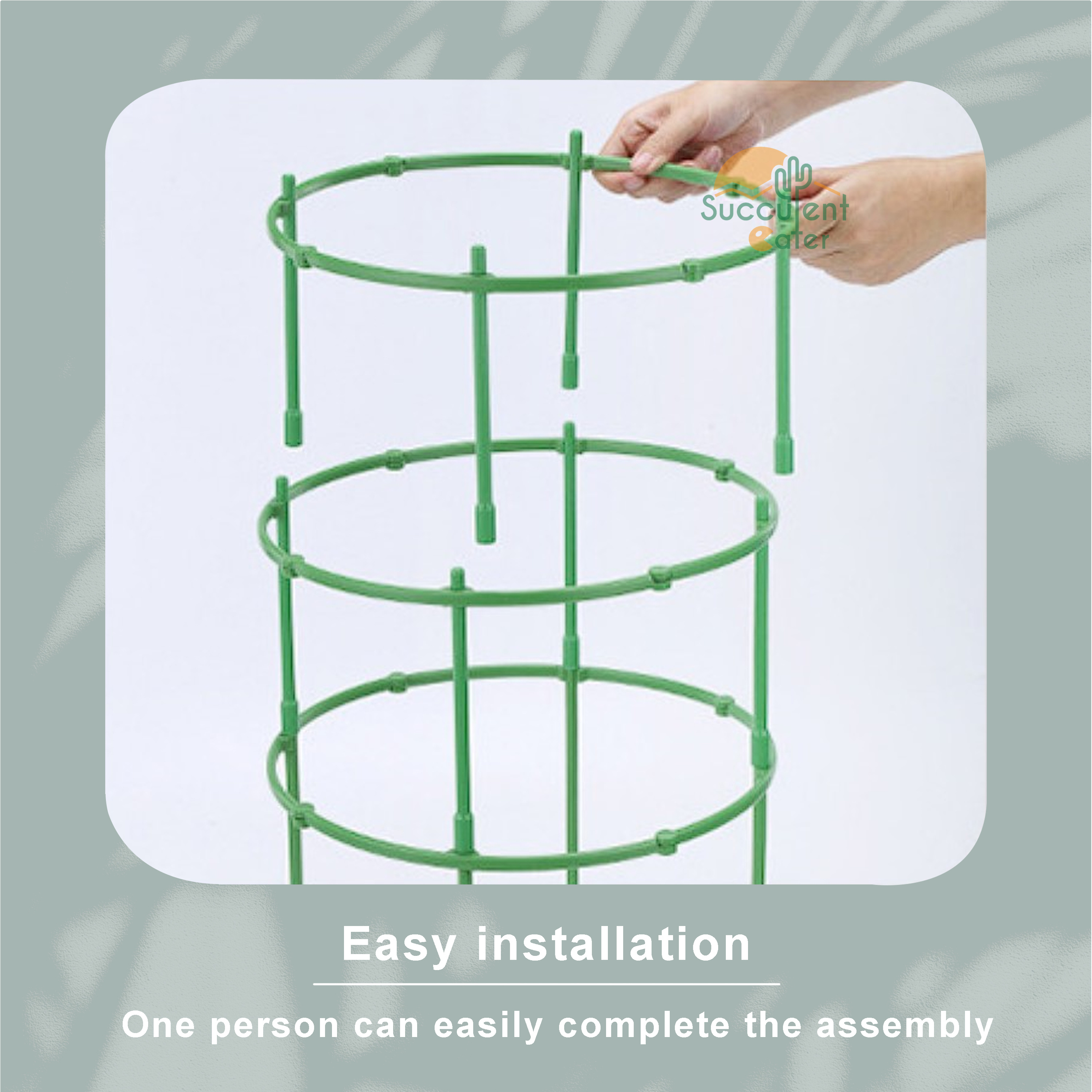 Stackable Plant Support Ring Rack Bracket Braket Panjat Tanaman Pokok ...