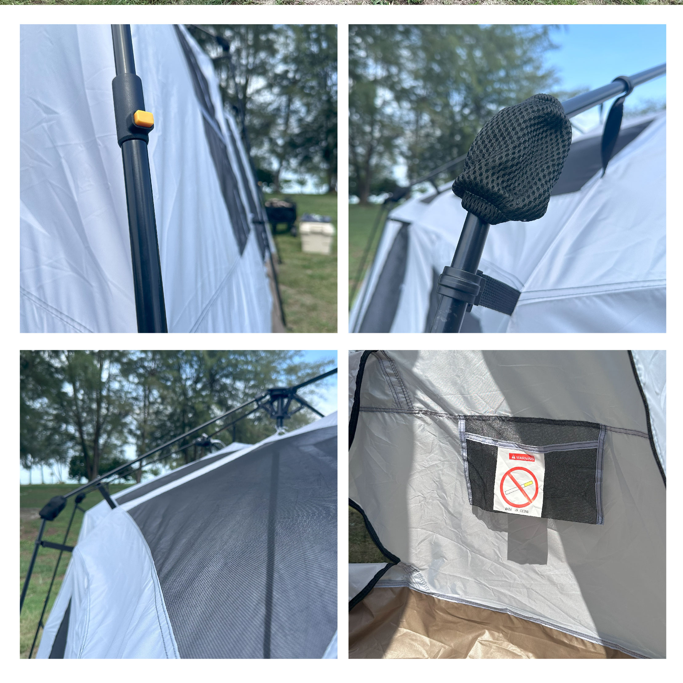 JDEX URBAN V1 Automatic Family Tent Luxury 8 - 12 people Waterproof ...