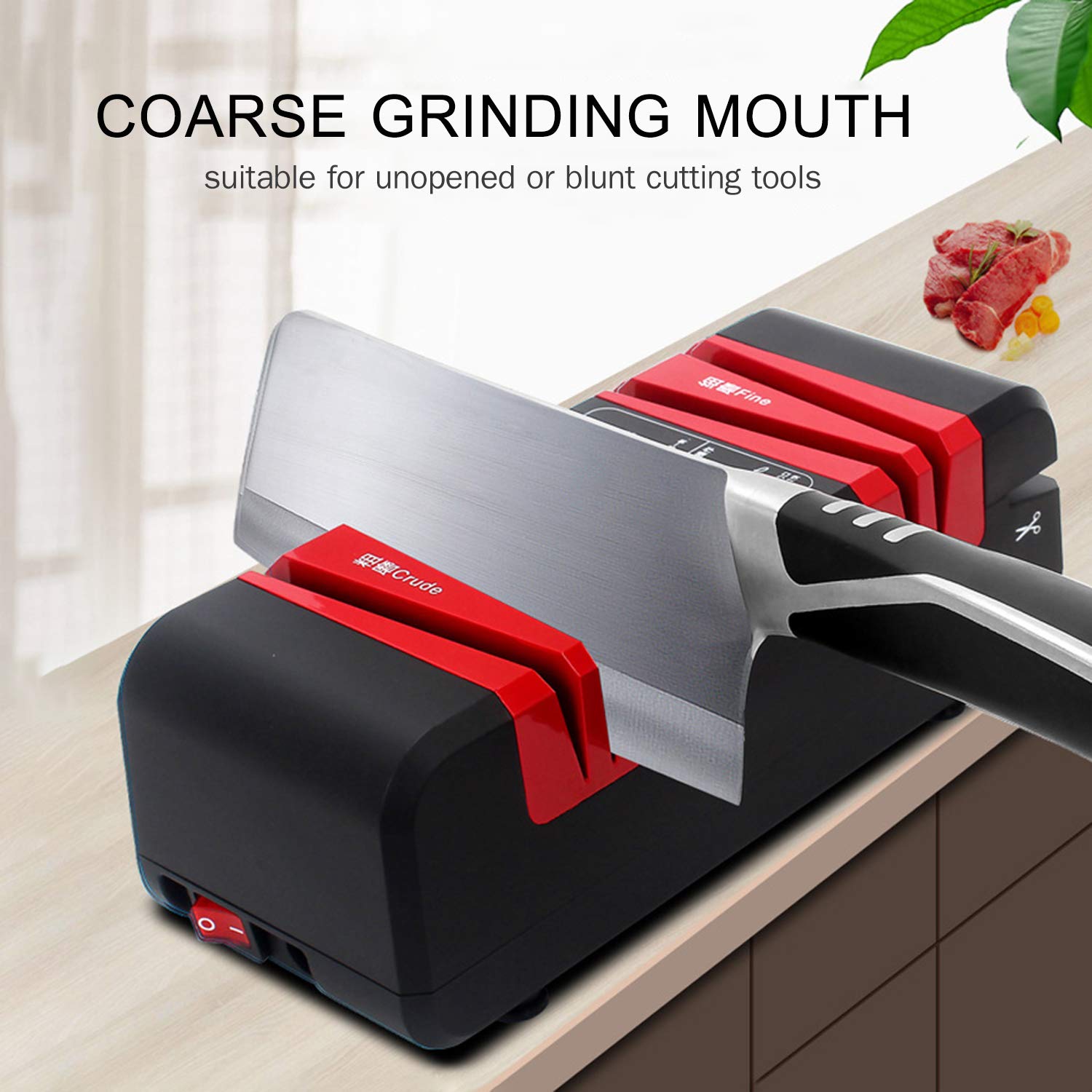 🇲🇾Ready Stock🔥 Electric Knife Sharpener Household Multifunctional ...