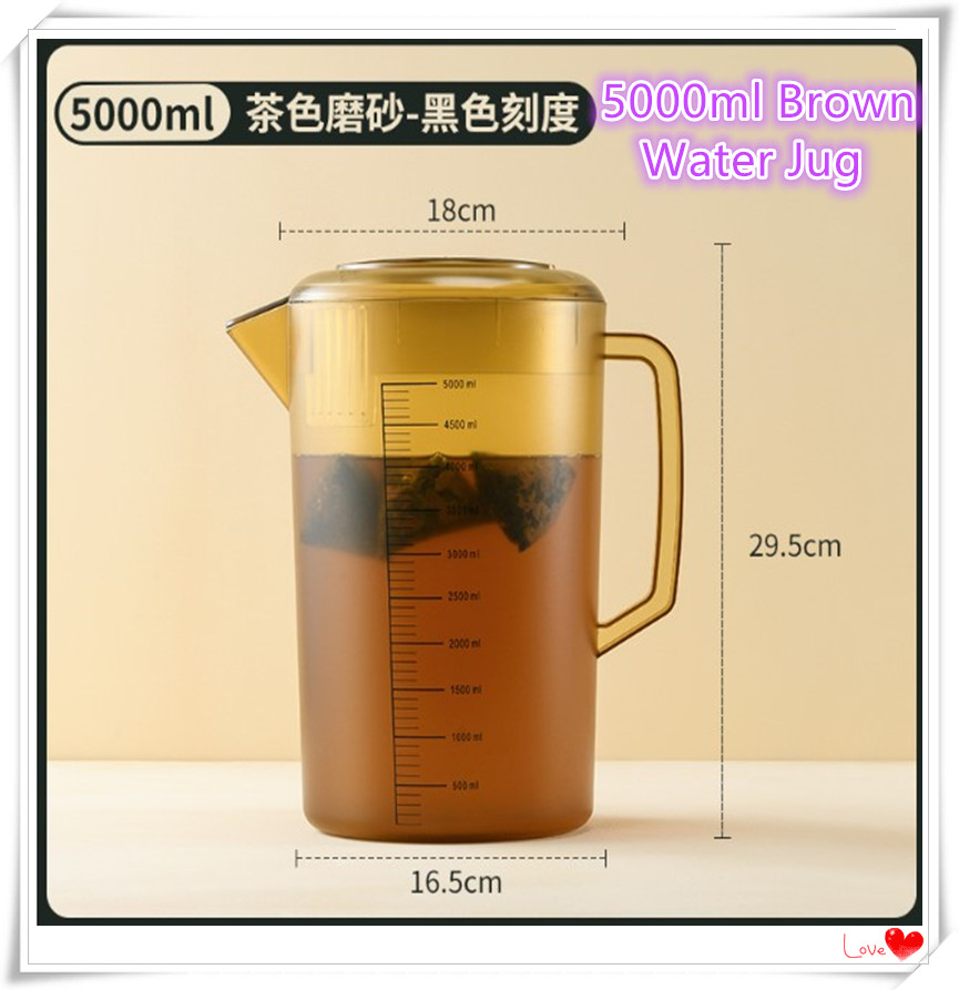 Water Jug With Scale PC Food Grade Material Thicken Cold Hot Jug Air ...