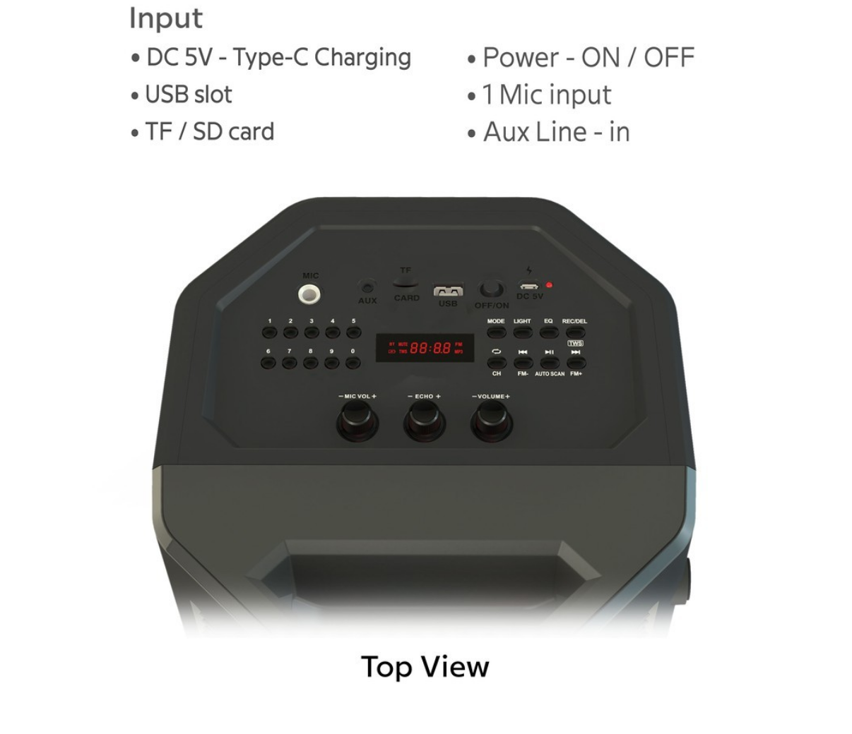 Vinnfier VF FlipGear Tango Pro 3 WMB|Pro 5 WMU|500|600 WMV|300 with Wireless Mic Portable ...