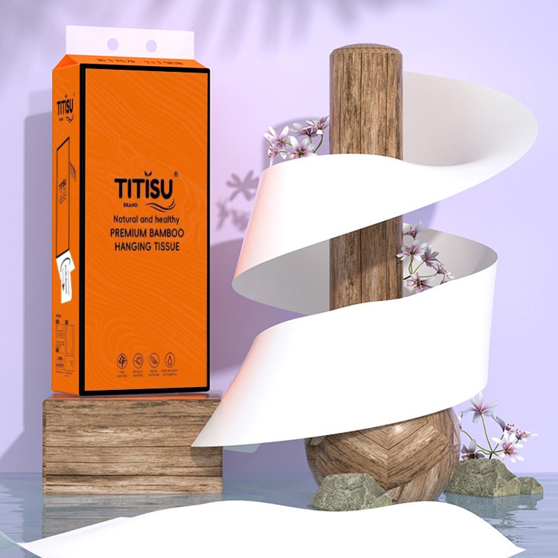 TITISU🧻 Orange Air Cushion Tissue 4-Ply 1280 sheets Deluxe Comfort ...