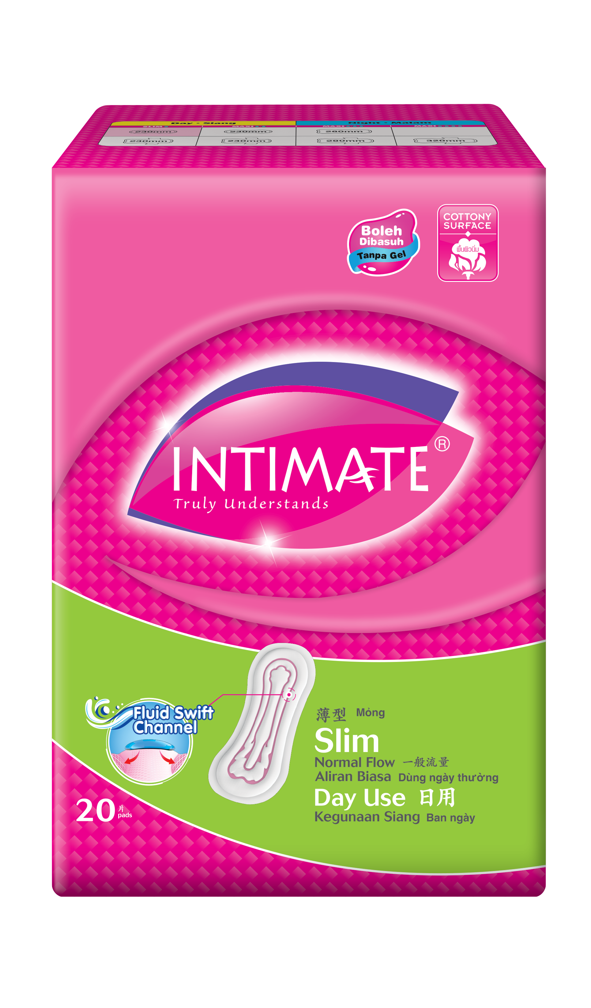 (P01) Intimate Daylite Slim 230mm (20's) x 6 Packets - [FREE INTIMATE ...