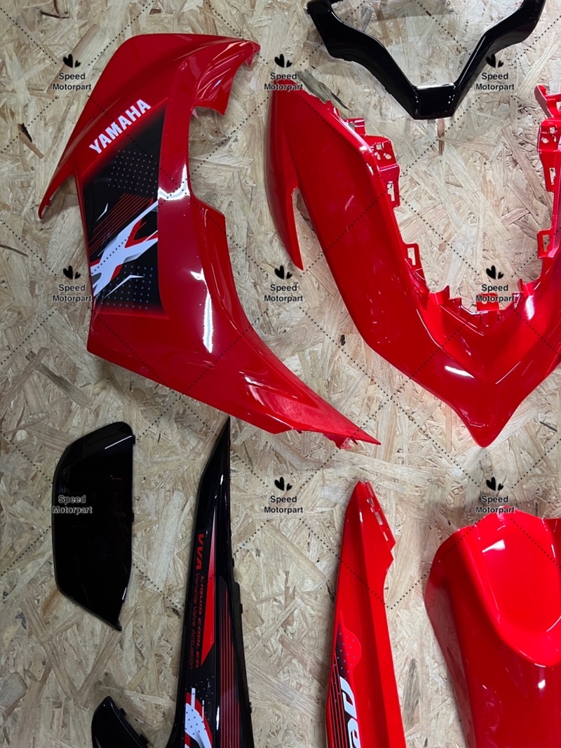 COVER SET NVX V1 V2 FULL RED VRC AEROX | Shopee Malaysia