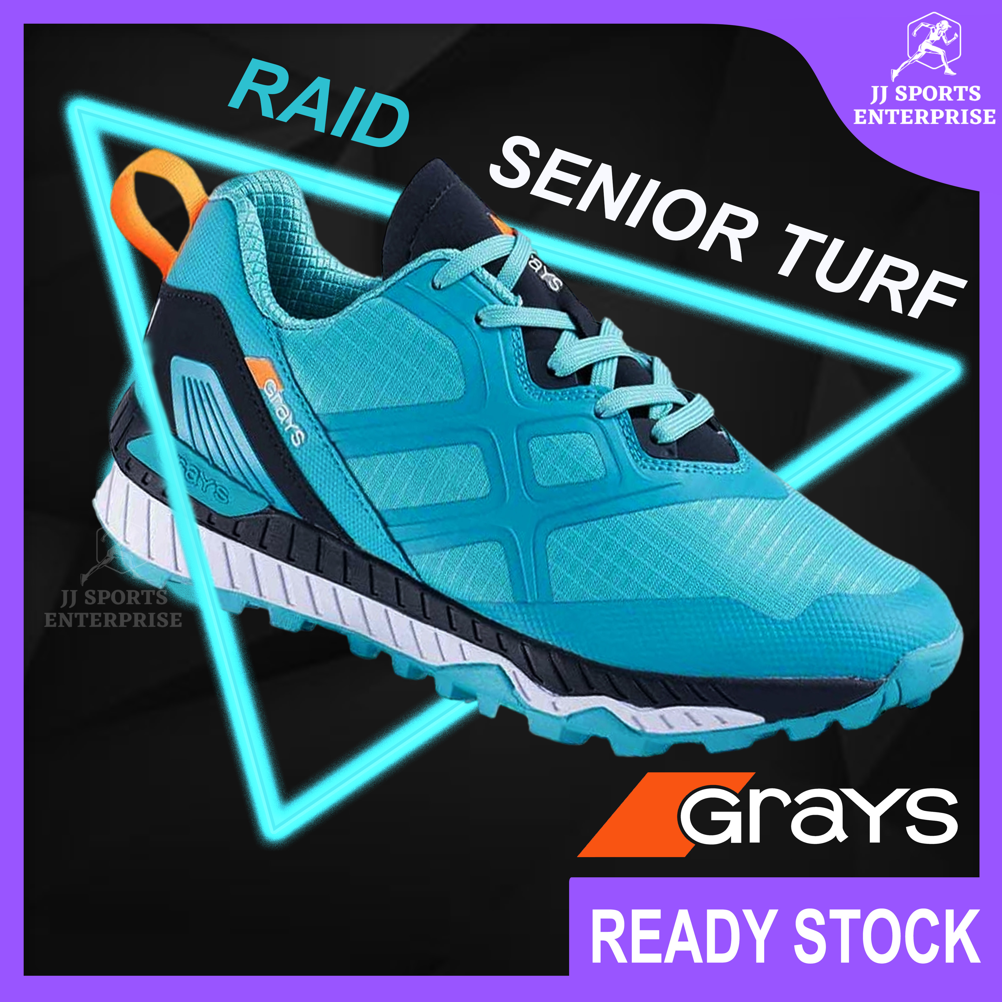 Grays Raid Hockey Shoes (Senior) Kasut Hoki Turf Shoe Hockey Shoe Teal ...