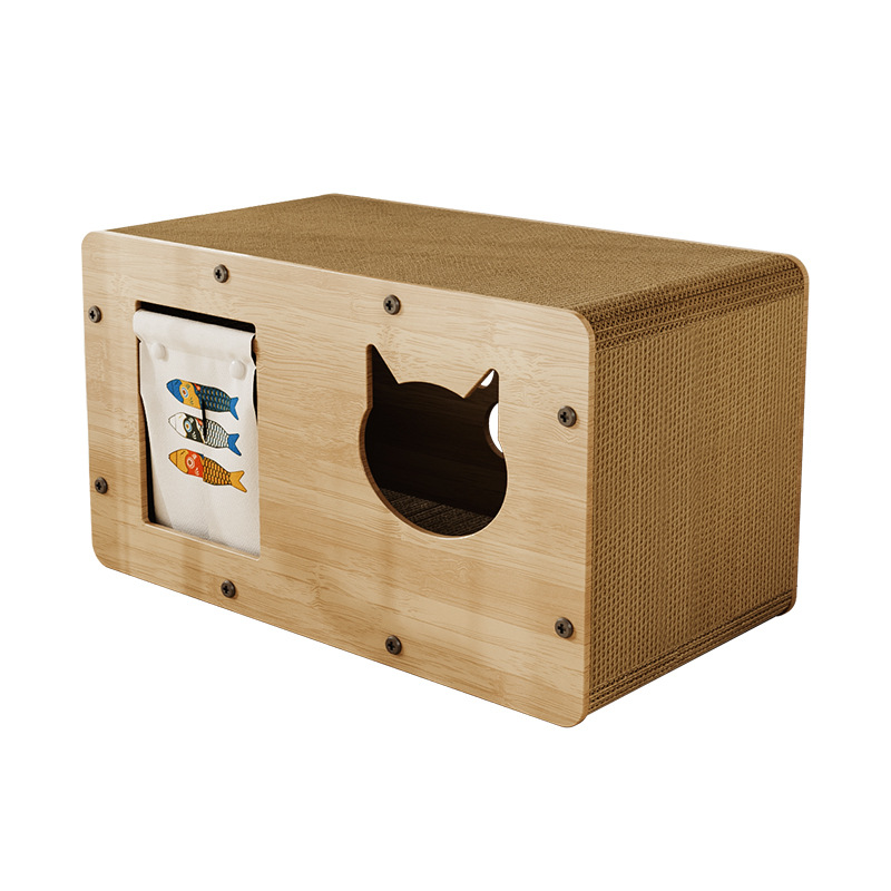 Cat House Cat Square Box Cat Wood Box Cat House Wooden House Wood Cage ...