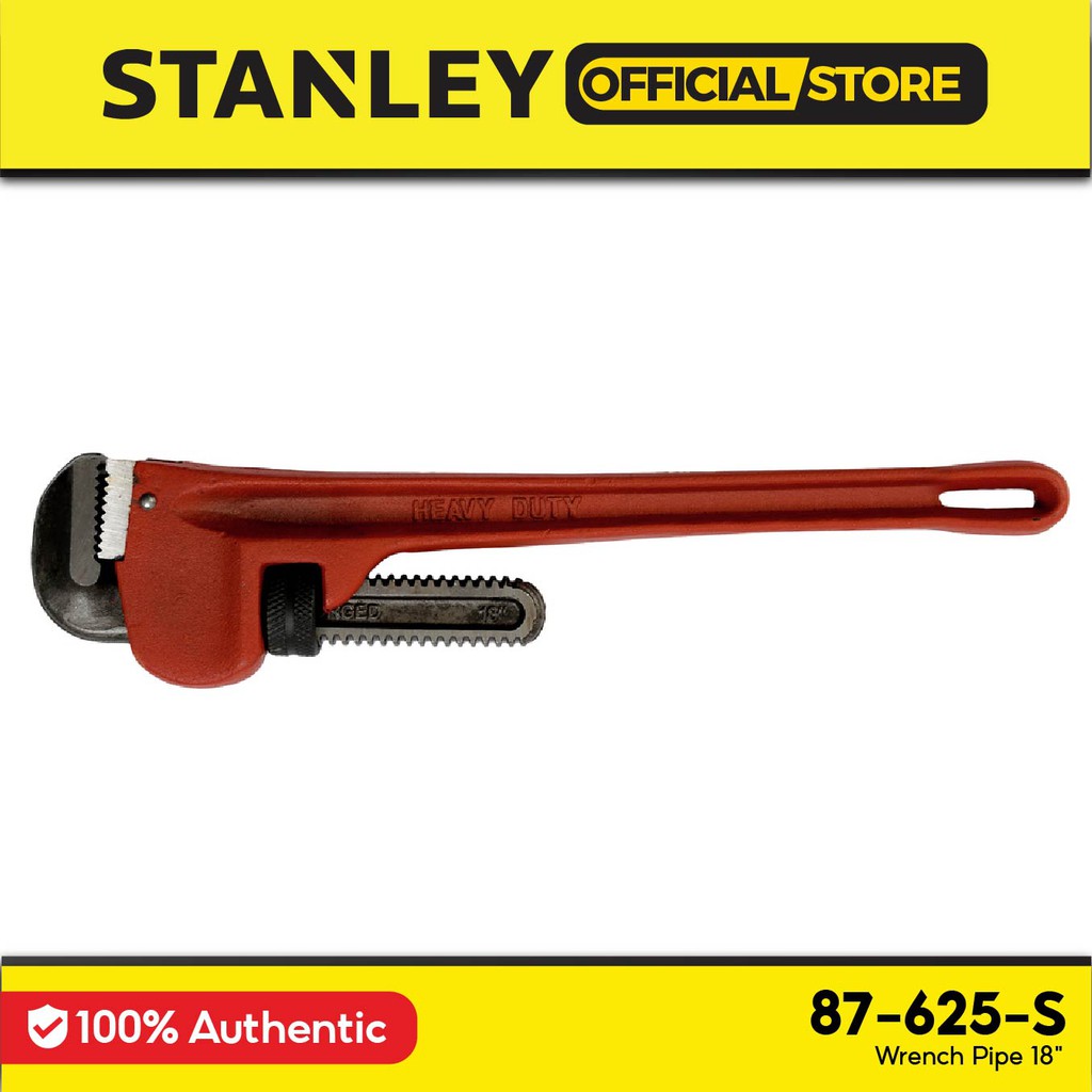 STANLEY Pipe Wrench 87-620-S | 6"/140mm | 8”/186mm | 10"/248mm | 12 ...