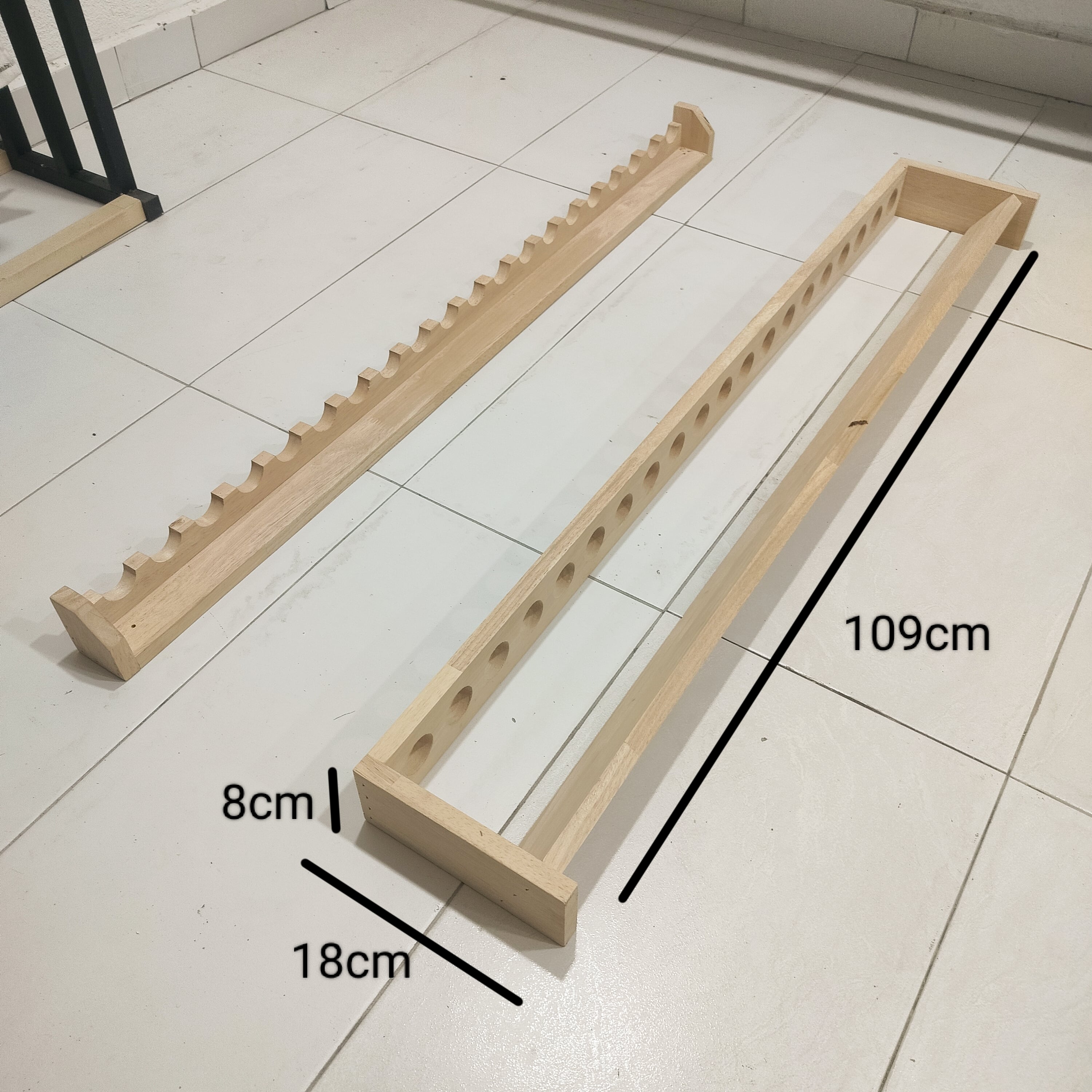 Rod Rack / Rak Menyimpan Joran 10/15/20 lubang / rak pancing / rod ...
