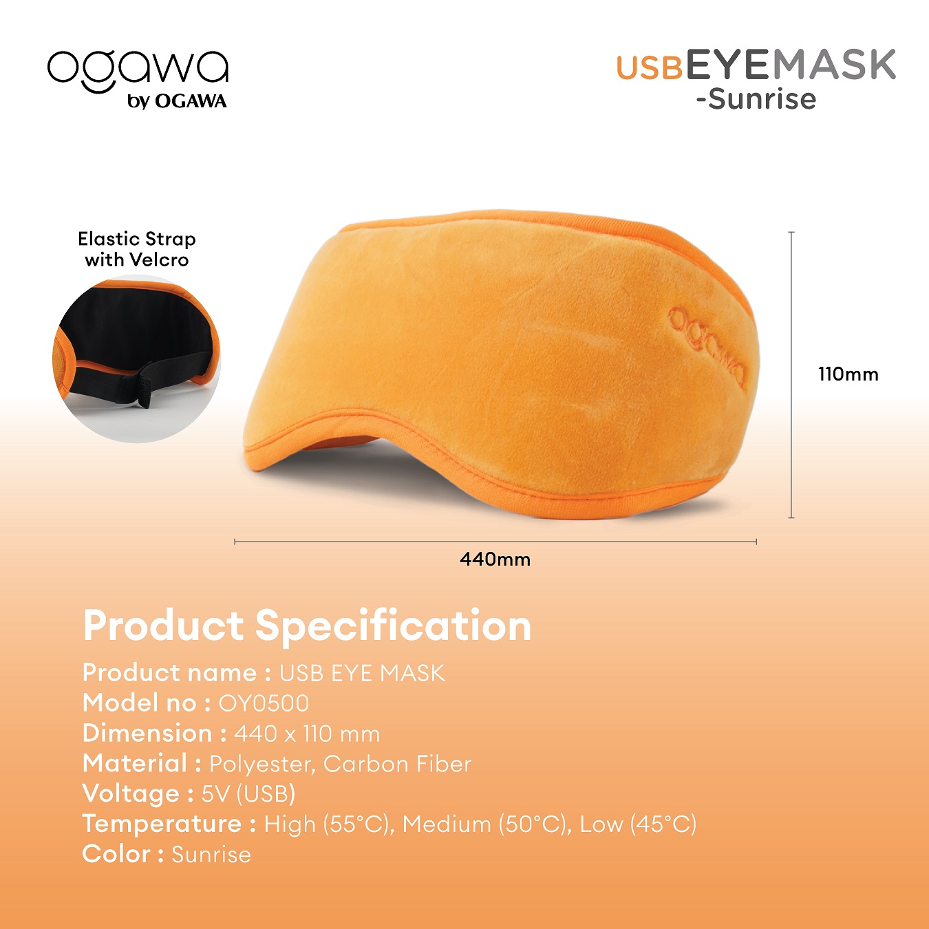 Ogawa USB Eye Mask - Sunrise | Shopee Malaysia