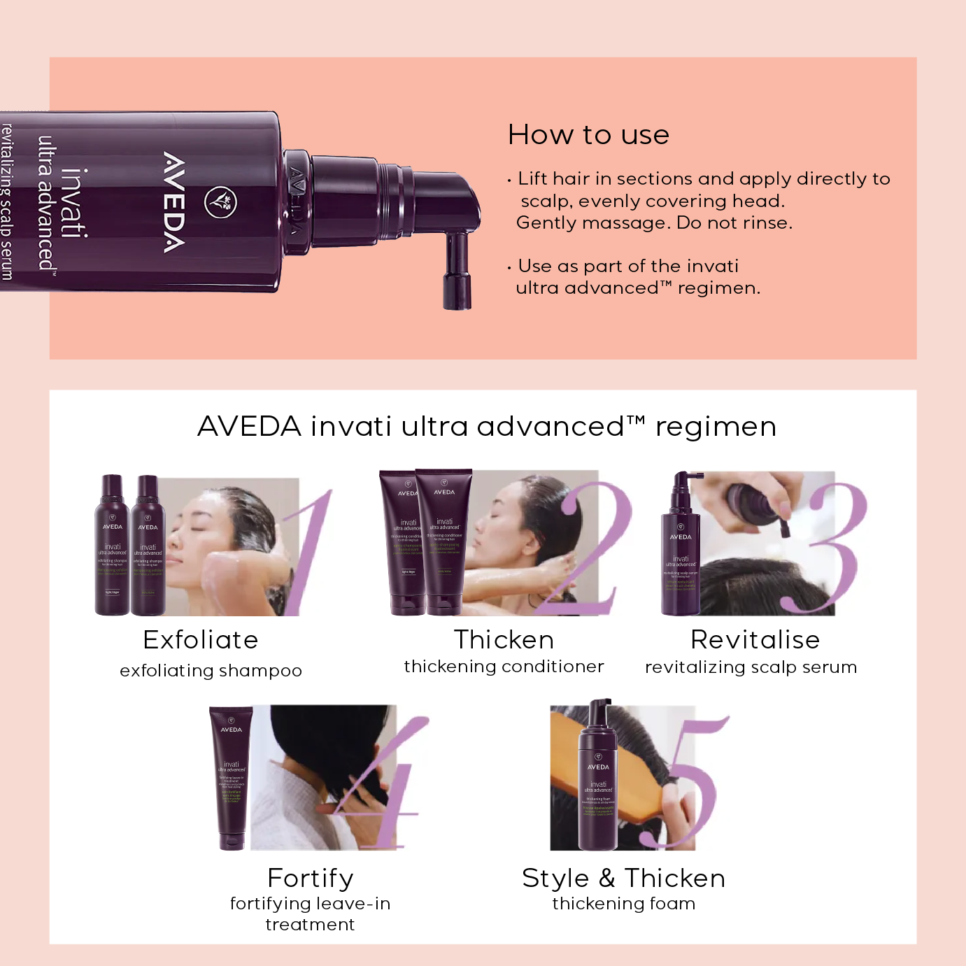 Aveda Invati Ultra Advanced Revitalizing Scalp Serum For Hair Loss ...