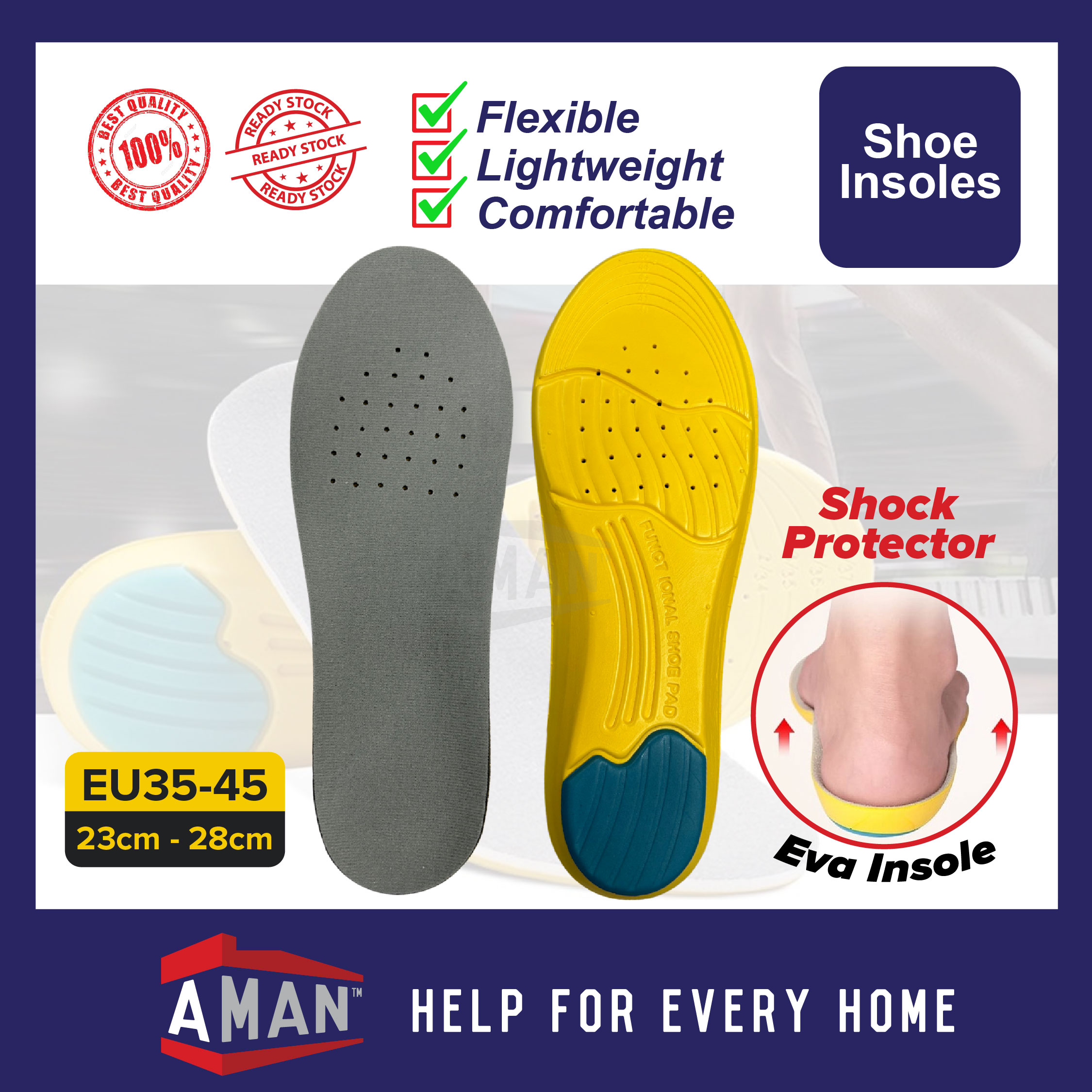 Orthotic Insole Arch Support Flatfoot Running Insoles for Shoes Sole ...