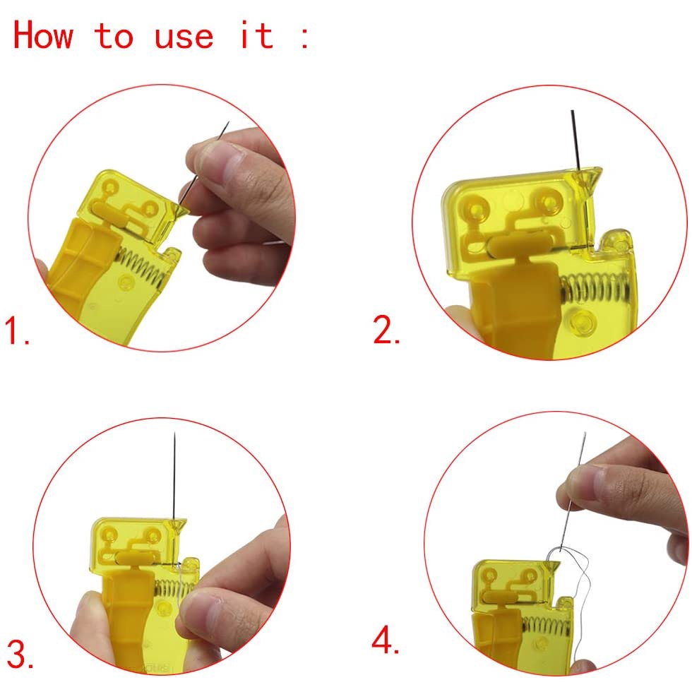 Automatic Needle Threader /Hand Sewing Needle Device/Stitch Insertion ...