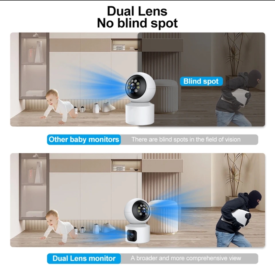 [NEW ARRIVAL] Carecam Pro 4MP Dual Lens / Double Screens Indoor PTZ 360 ...