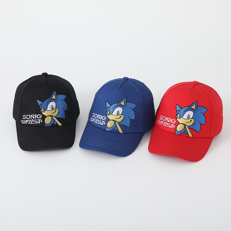 Klang Brand new Sonic Hedgehog 3D Embroidery Supersonic Hats Baseball ...