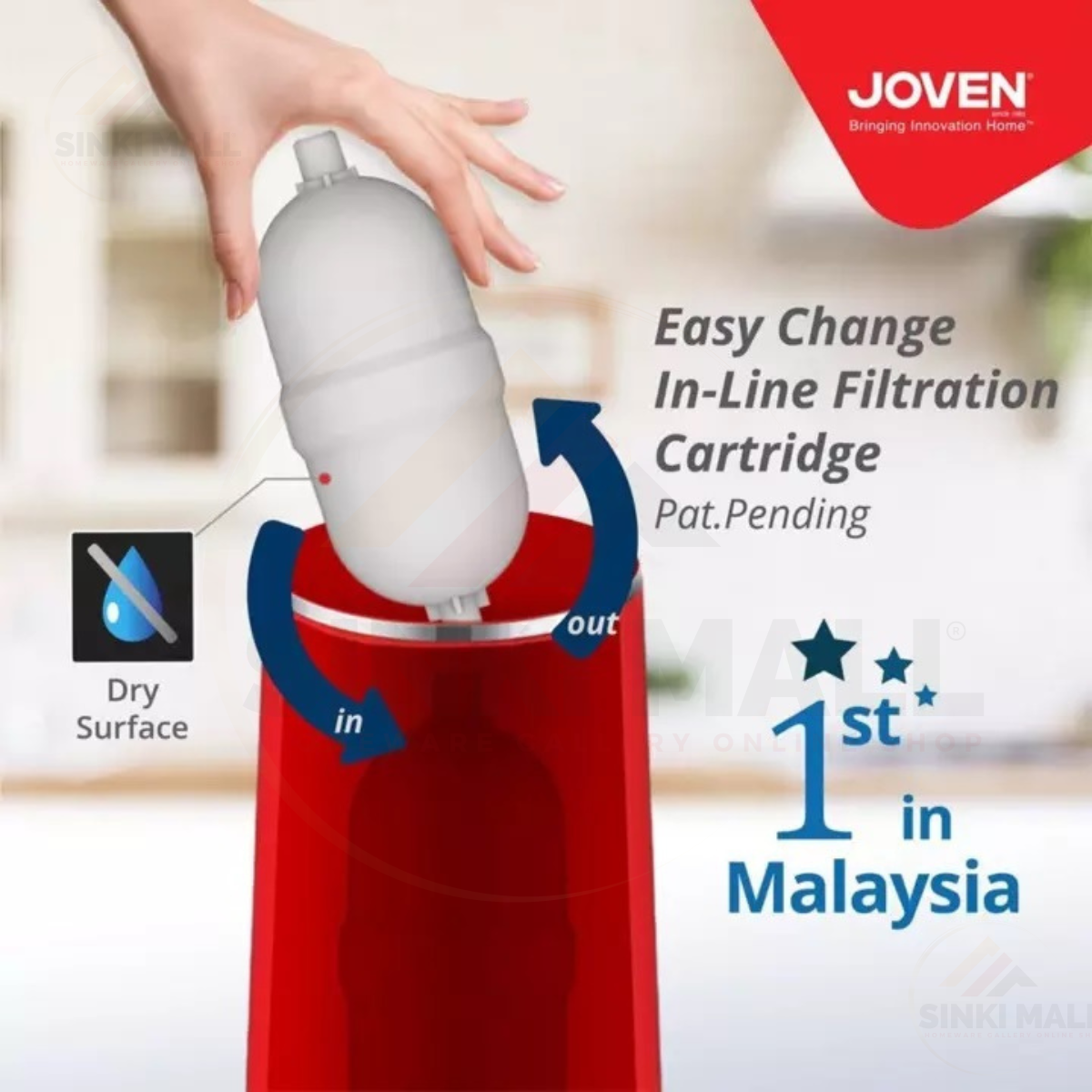 [FREE SHIPPING]Joven Water Purifier High Efficiency 3-Layer Fabric ...