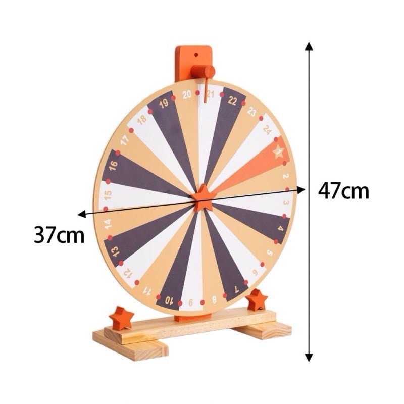 LUCKY DRAW WHEEL 30cm/37cm, Lucky big wheel erasable write activity ...