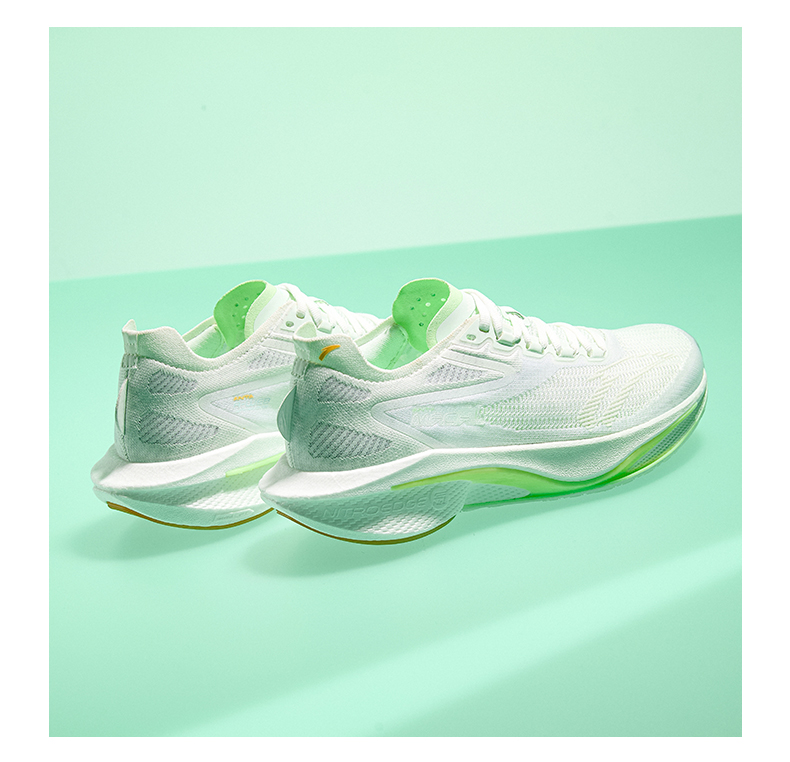 ANTA Women MACH 4 PRO Running Shoes 1224B5584-2- Paper White/ Light ...
