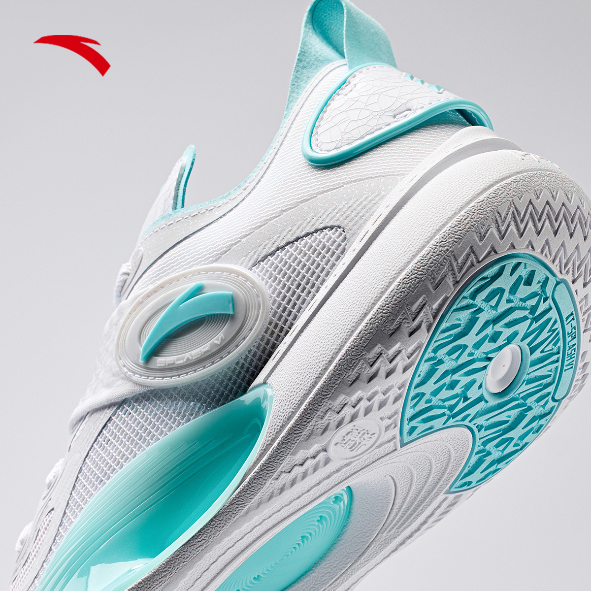 ANTA Men Splash 6 Basketball Shoes 1124B1108-2- White/Ray Blue (Kasut ...