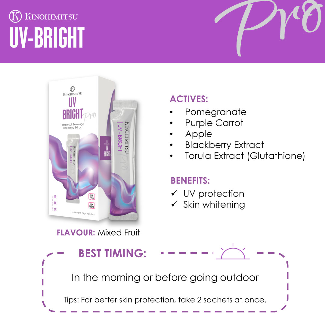 [KELUARAN BAHARU!] Kinohimitsu UV Bright Pro (25g x 15s) | Shopee Malaysia