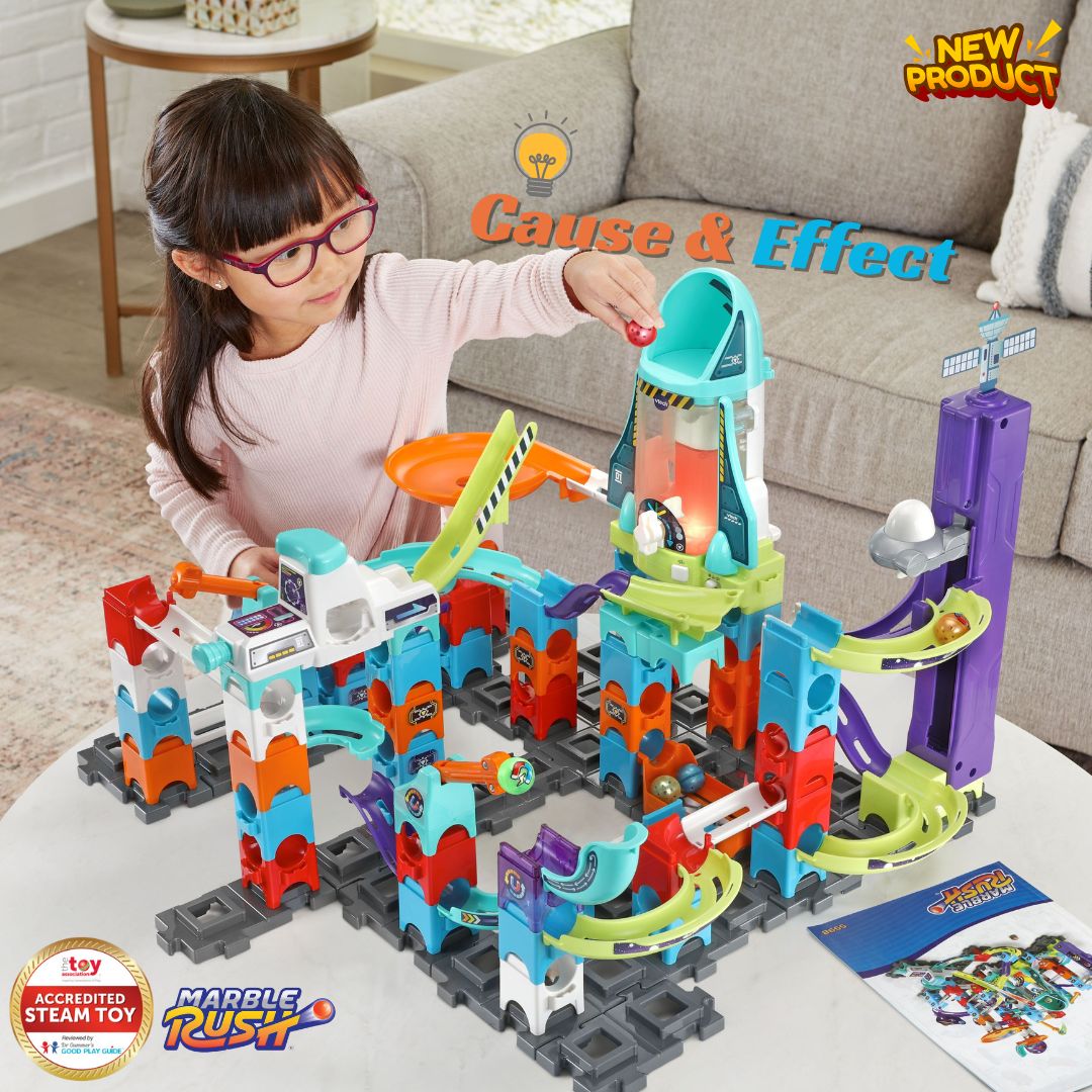 Marble Rush - Shuttle Blasts-off Set (120 blocks + 5 marbles) | Shopee ...
