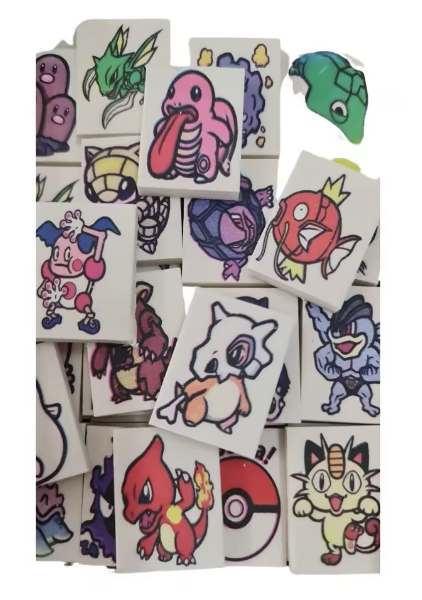 Pemadam Fancy gambar kartun / Pemadam Pokemon / Fancy Eraser 48 pcs ...