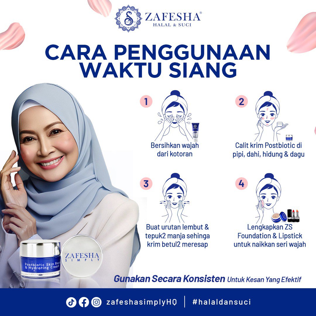 ZAFESHA FOUNDATION POSTBOTIC SKIN REPAIR AND HYDRATING CREAM FOUNDATION ...