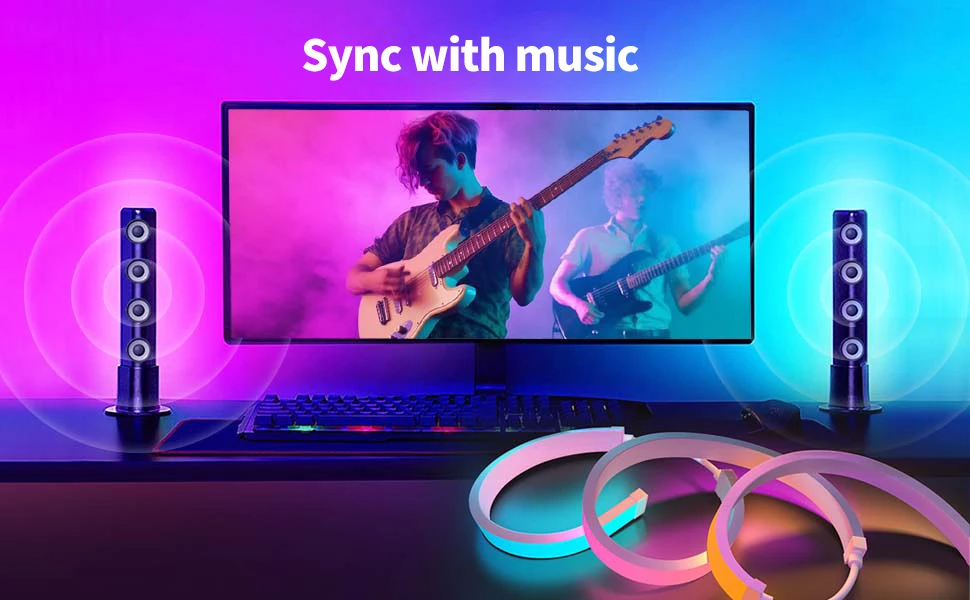 Skydimo Smart Ambient PC Gaming Lighting Display Monitor Sync LED Strip ...