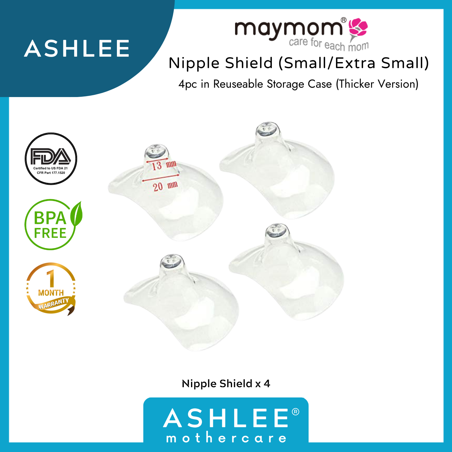 Maymom Premium Nipple Shield (Small/Extra Small Size) | Shopee Malaysia