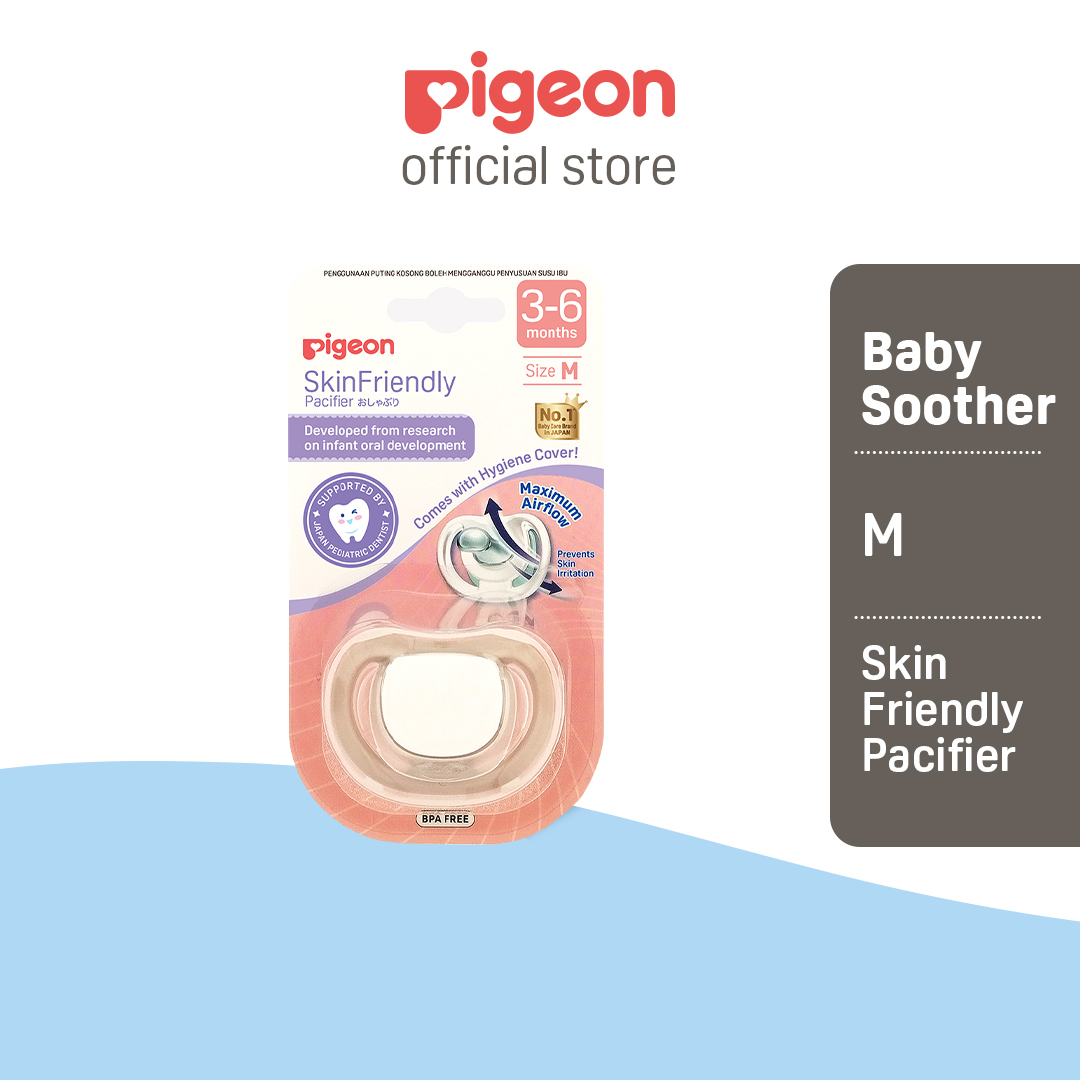 PIGEON Skin Friendly Pacifier - Size S/M/L | Shopee Malaysia