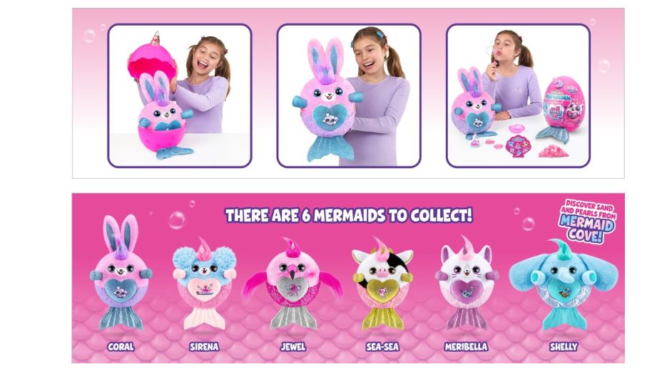 {ORIGINAL} ZURU RAINBOCORNS MERMAIDCORN SURPRISE PLUSH TOY DOLL (9283 ...