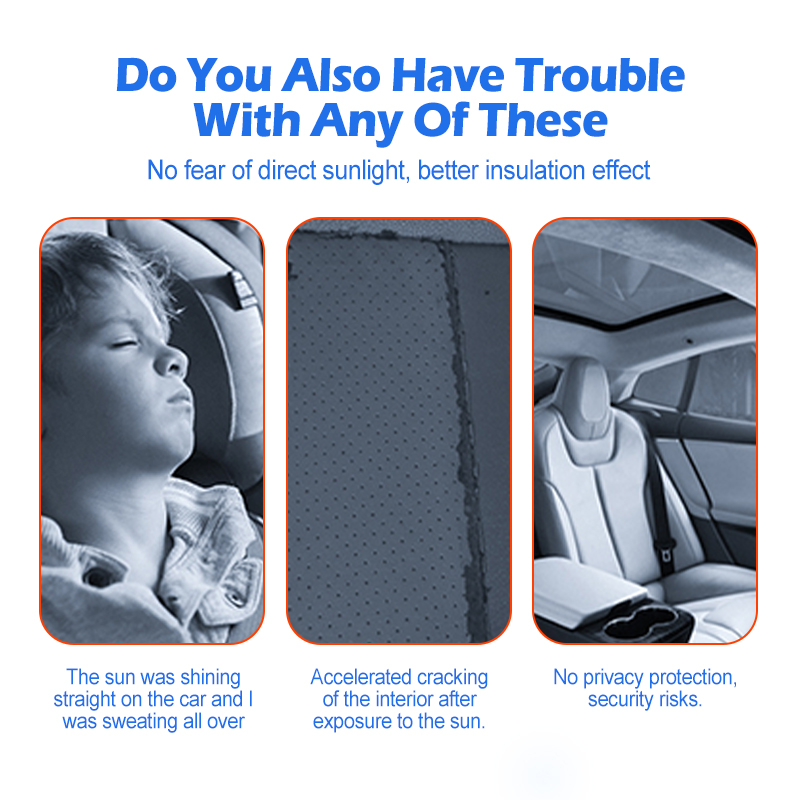 Universal Car Windshield Sun Shade Laser Cover Sun Protection UV ...