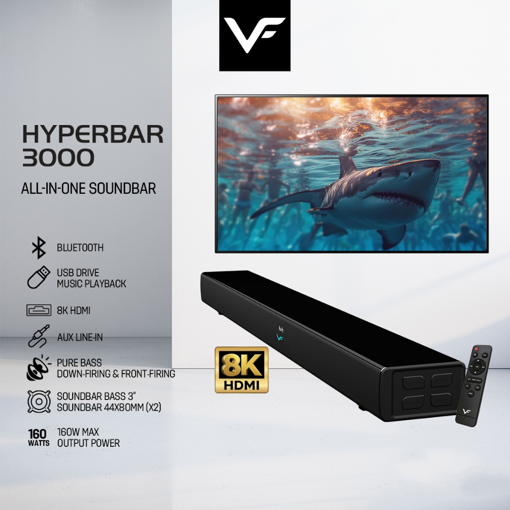 Vinnfier Hyperbar 3000 All In One Aux (160W) | Shopee Malaysia