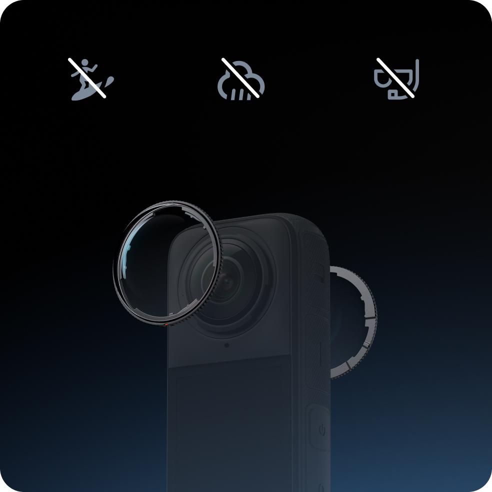 INSTA360 X4 Premium Lens Guard / Standard Lens Guard to Protect Camera ...