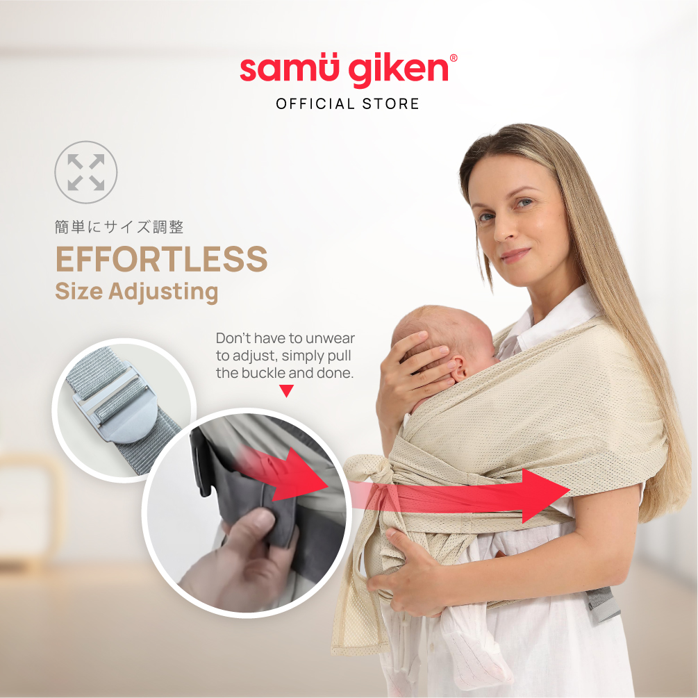 Samu Giken Air Mesh Baby Carrier | Penggendong Bayi Berjaring Udara ...