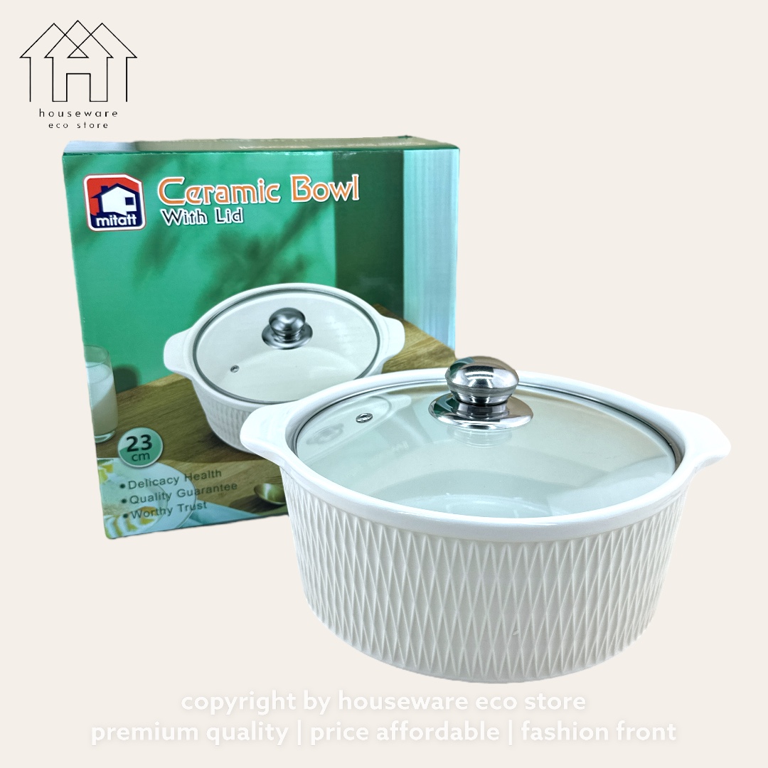 Ceramic Table Soup Pot With Lid & Handle/ Noodles Hot Pot Soup Bowl ...