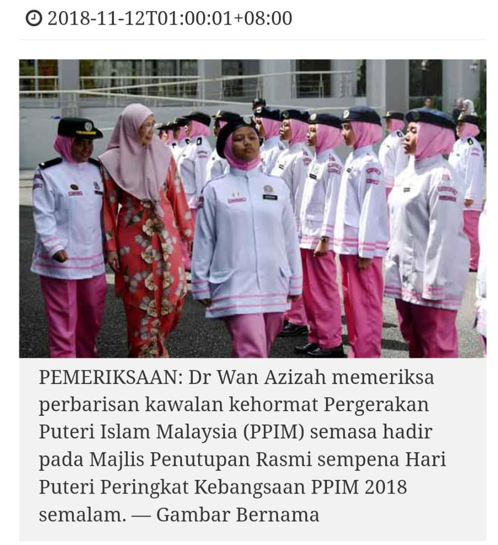 TOPI BERET Puteri Islam PPIM ( PERGERAKAN PUTERI ISLAM MALAYSIA ) Siap ...