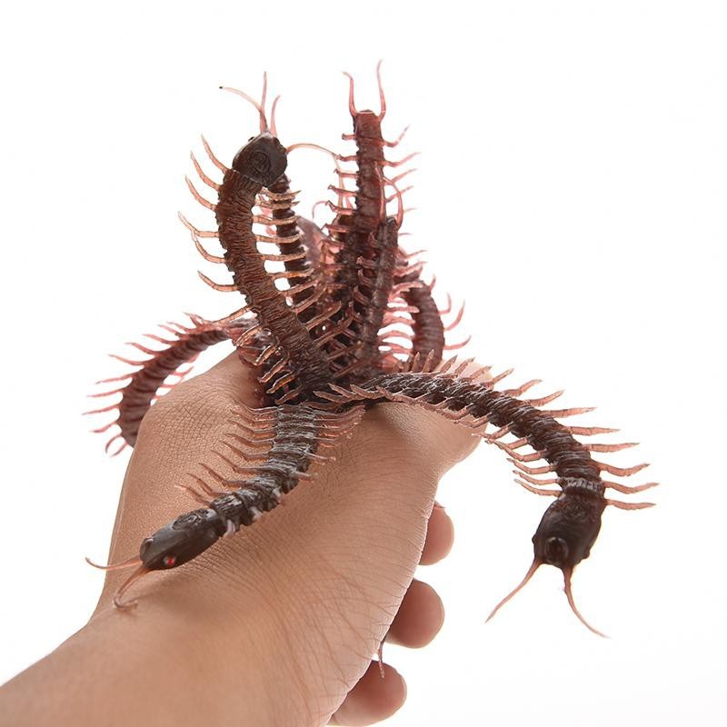 Simulation Centipede Rubber Fake Centipede Toy Prank Funny April Fool ...